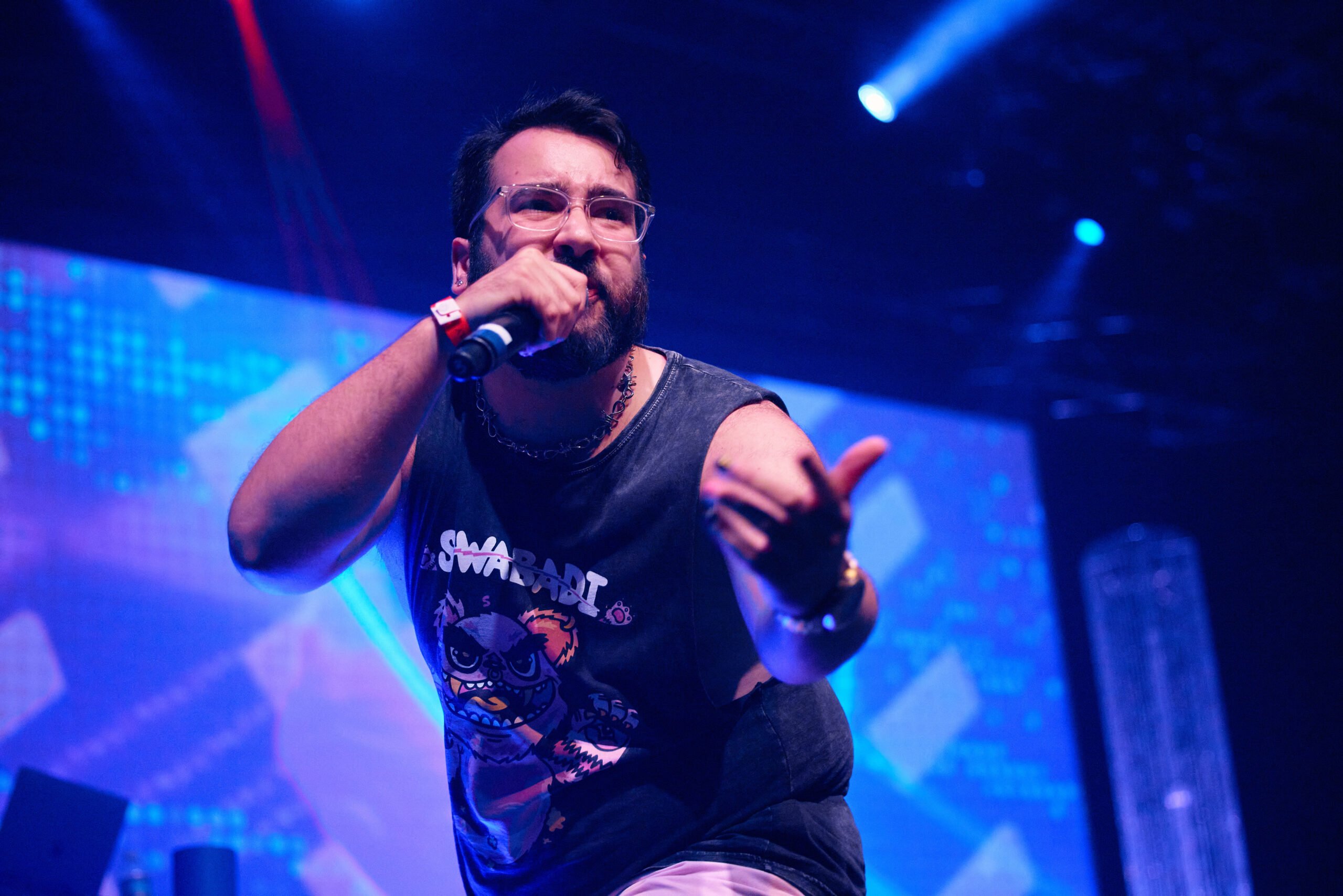 Shwabadi performing Nerdcore Party Convention